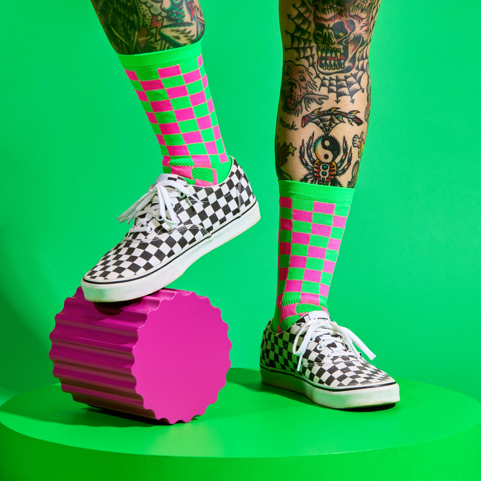 SUPER TUFF Check Yourself Socks – The Athletic Community